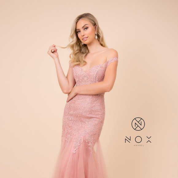 Nox | Dresses | New Long Off The Shoulder Sleeveless Chiffon Dress ...